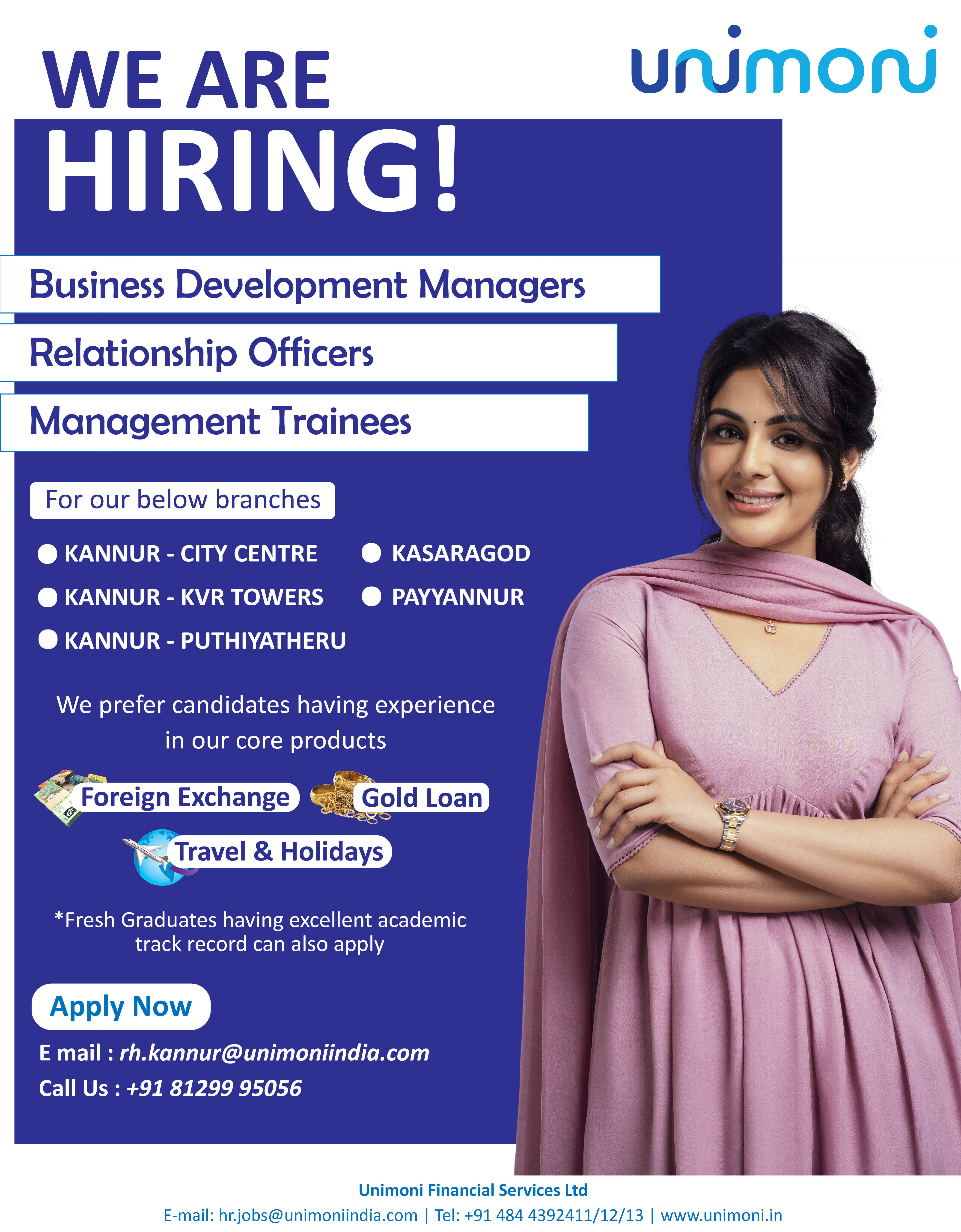 Careers - Grow with Unimoni